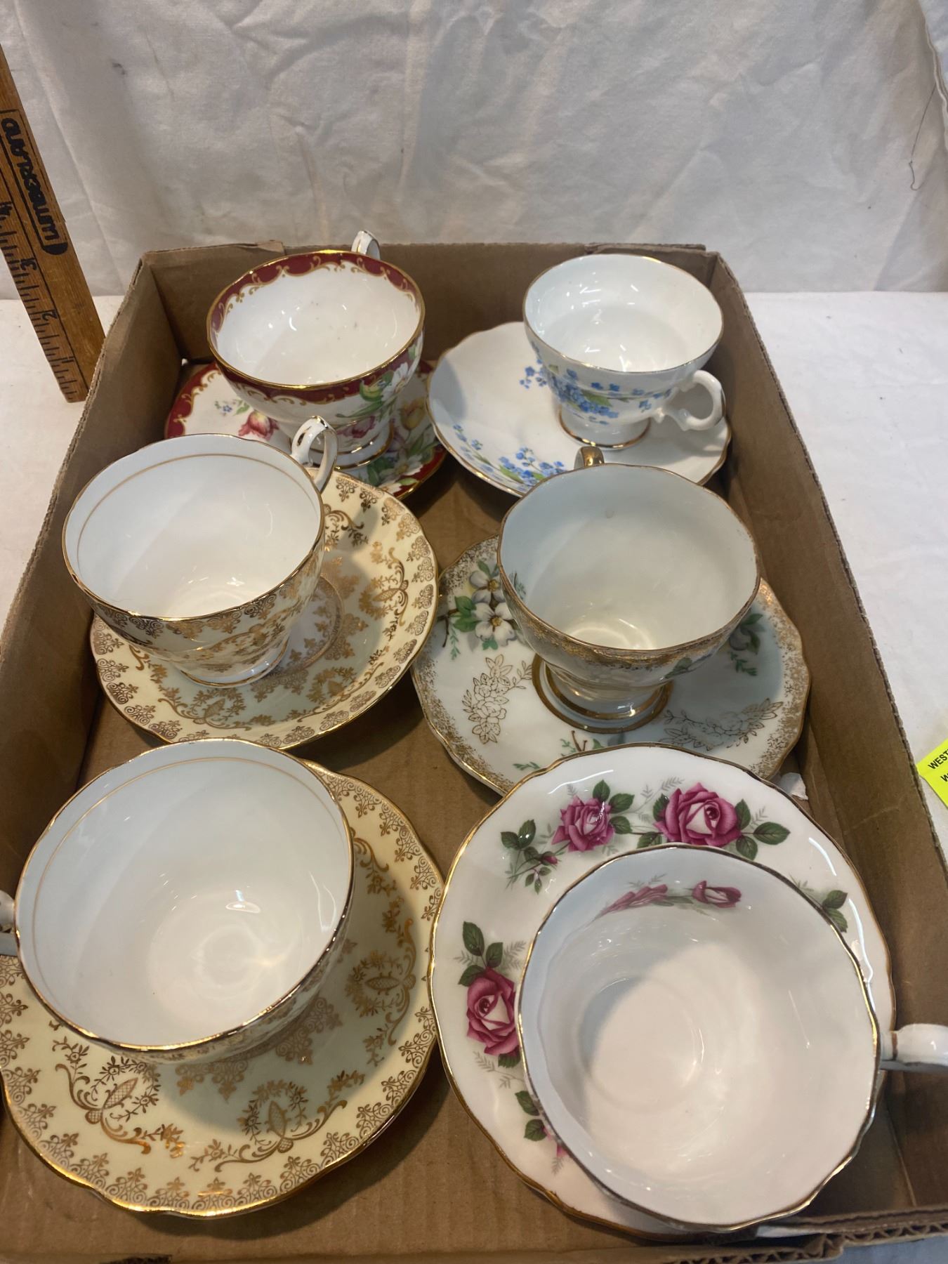 Tea cups and saucers