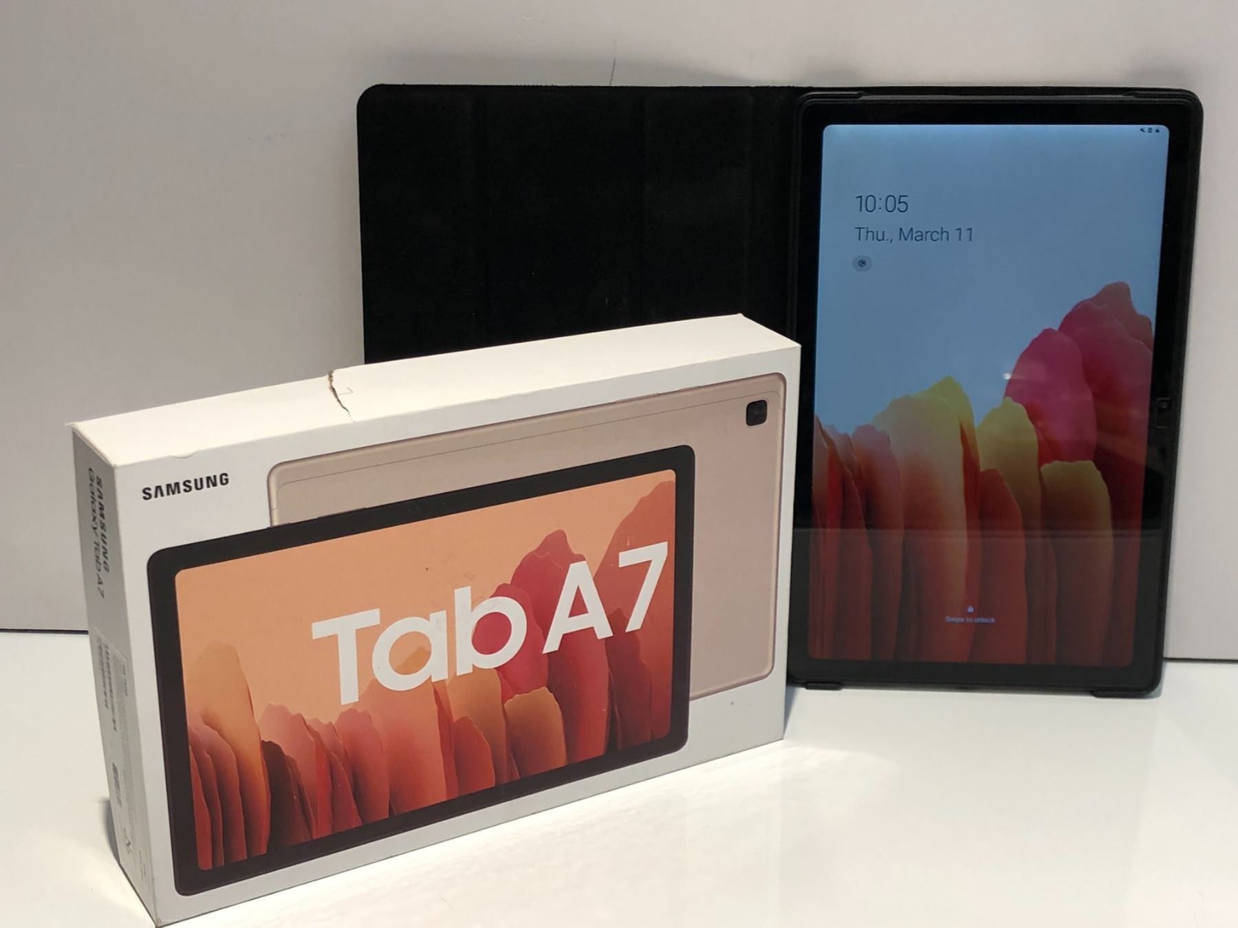 Samsung Tab A7 Tablet W Case password Locked samsung-tab-a7-tablet-w-case-password-locked
