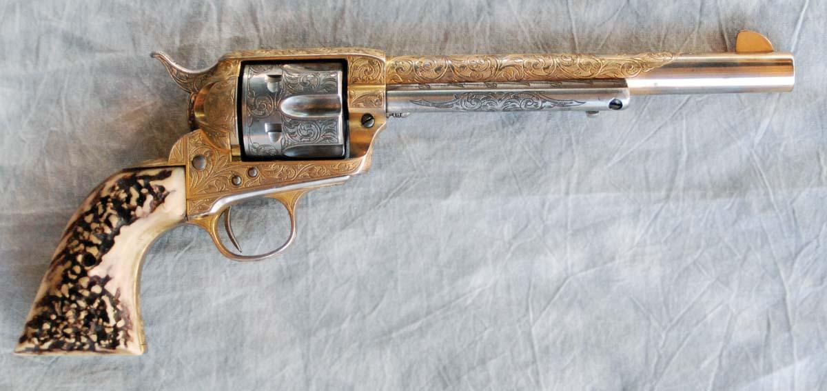 Cole Agee Engraved Colt