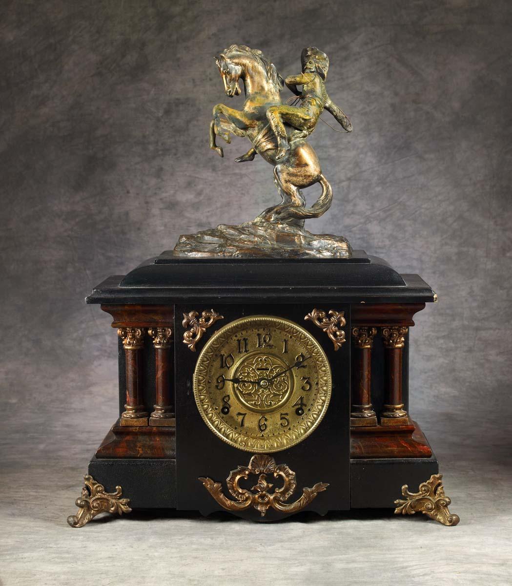 Buffalo Bill Mantle Clock