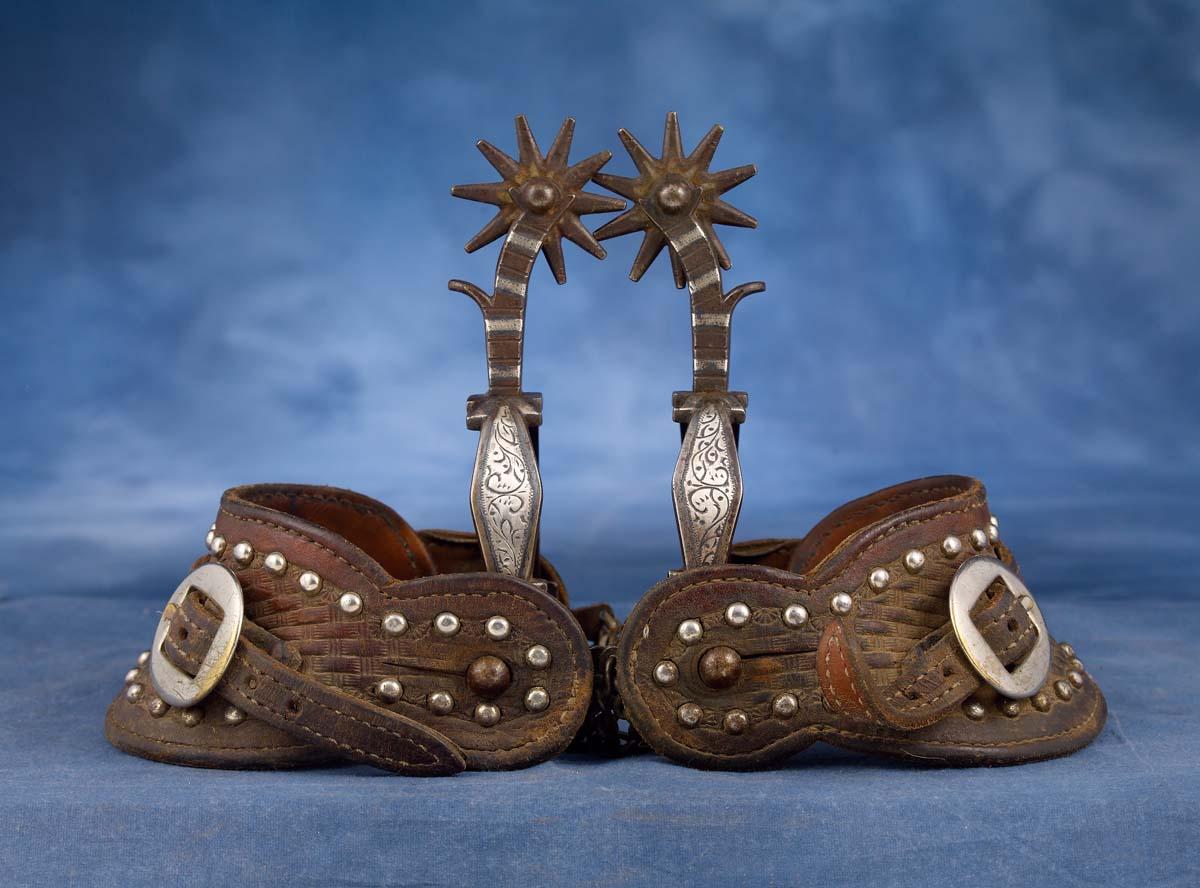 Calif Silver Mounted Spurs