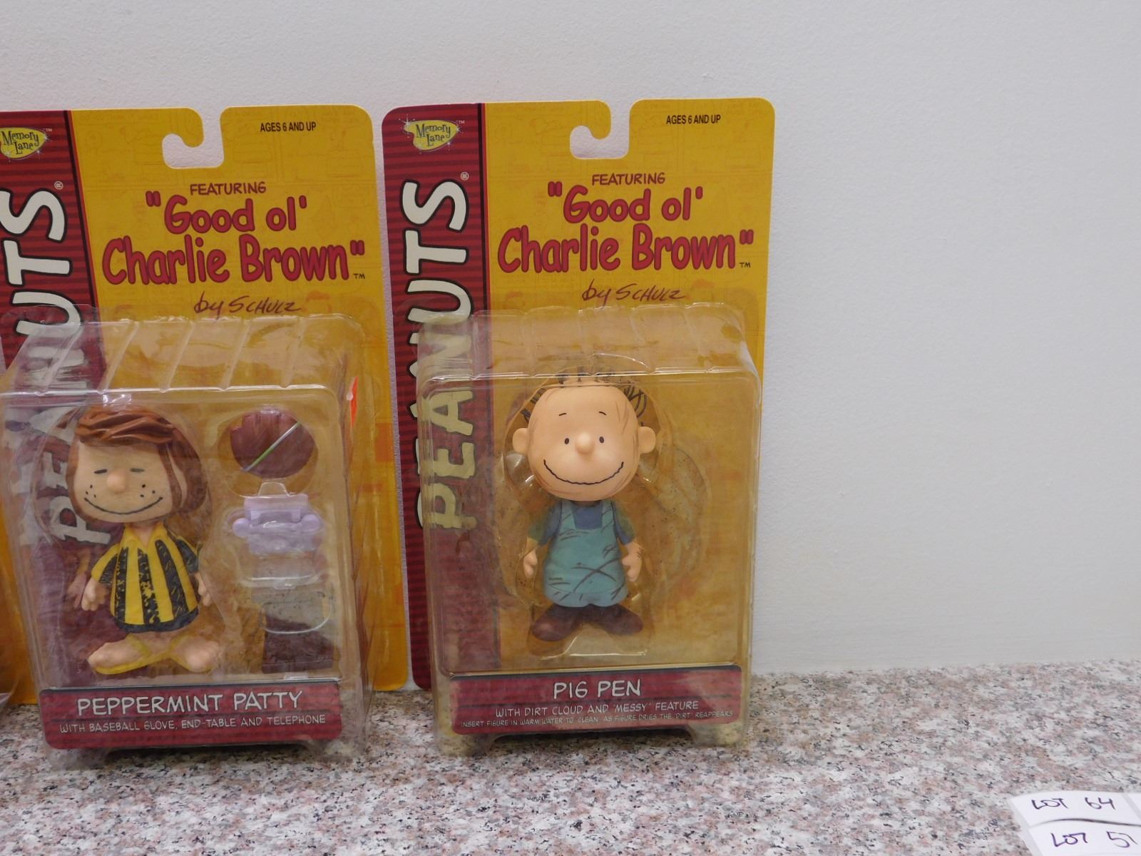 Peanuts Memory Lane Figures Lot of 4 Packaged