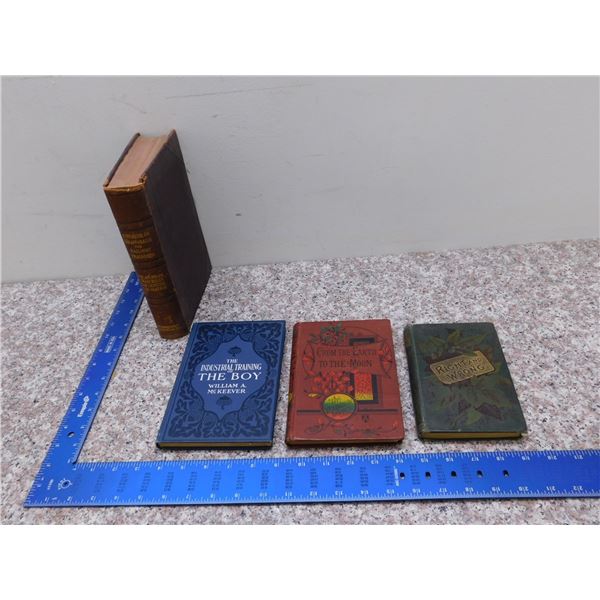 Lot of 4 Antique Books 1901-1914