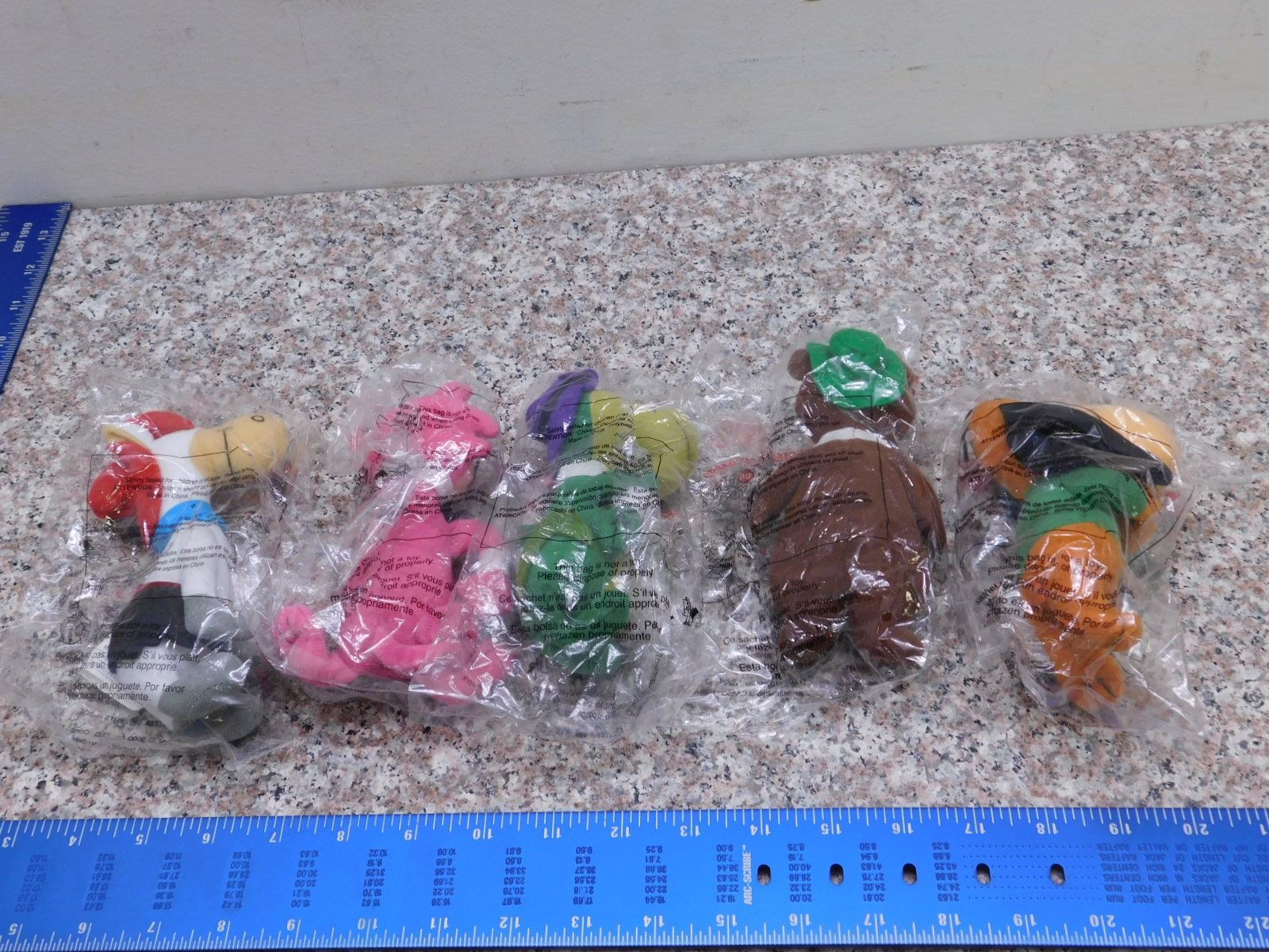 Hanna Barbera Plush Fast Food Dairy Queen Plush Set 5 In Bags