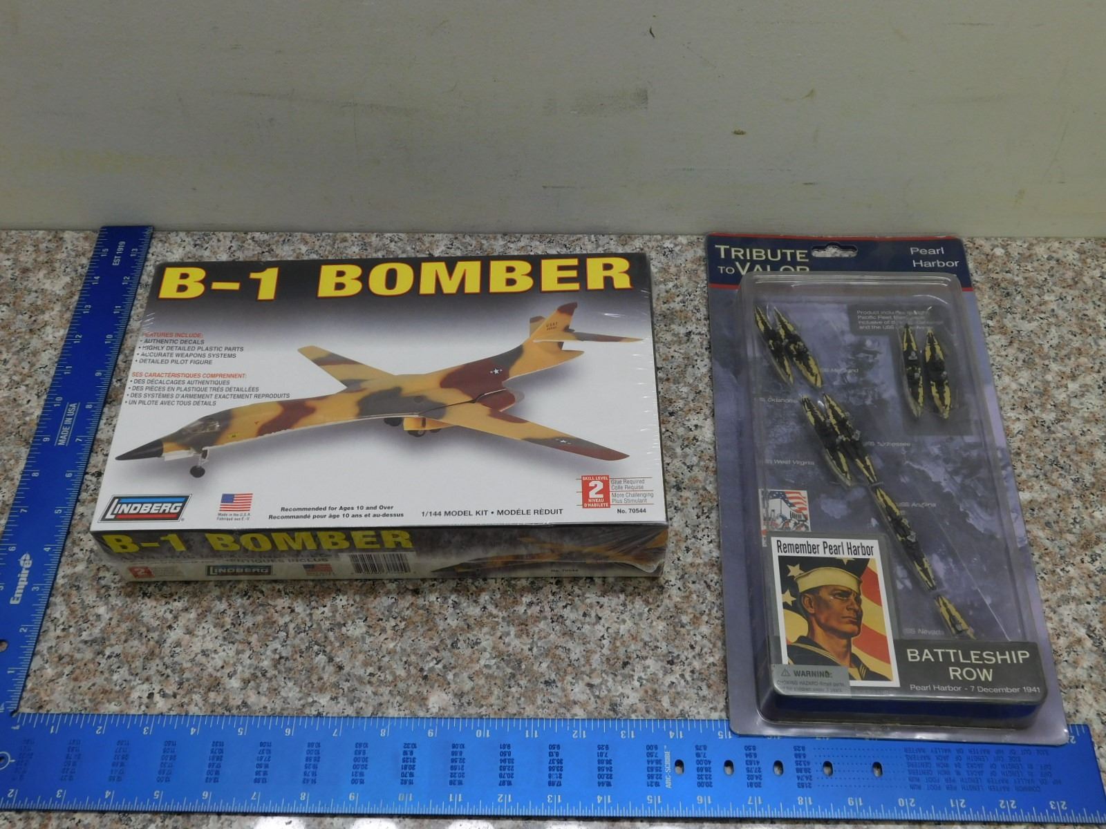 B-1 Bomber Model Kit Lindberg Tribute To Valour Die Cast Signed Boat ...