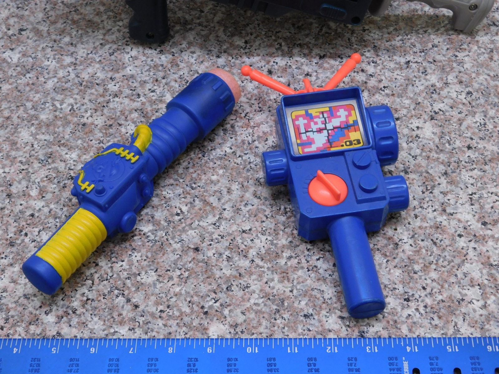 Vintage 1980s Ghostbusters Pretend Play Plasma Rifle Toy Set