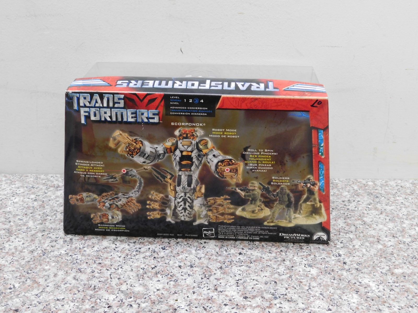 Transformers Desert Attack Screen Battles Hasbro Dreamworks Figure Packaged