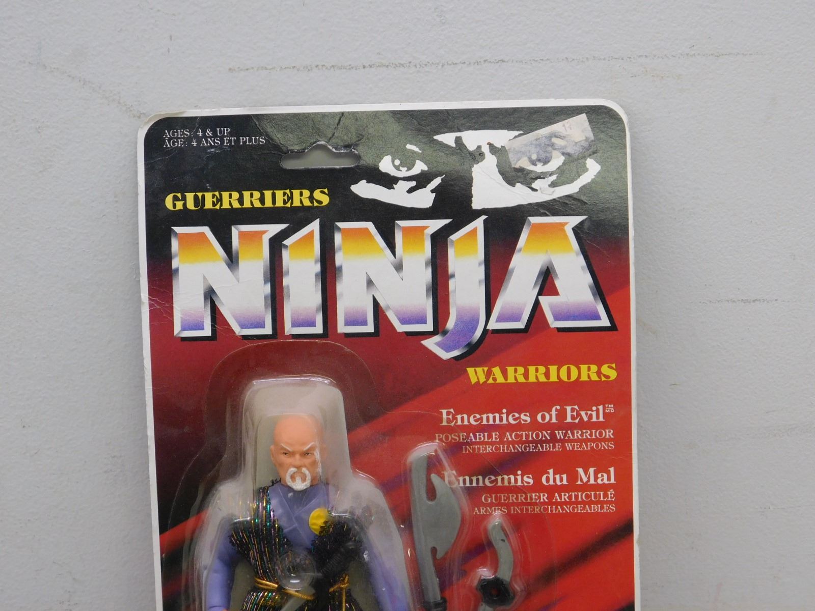 Hasbro 1980s Ninja Warriors Enemies of Evil Lord Taka Packaged Figure ...
