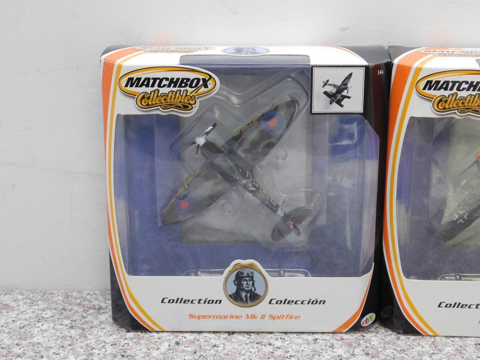 Pair of Matchbox Collectibles War Plane Focke-Wulf PW 190 Supermarine ...
