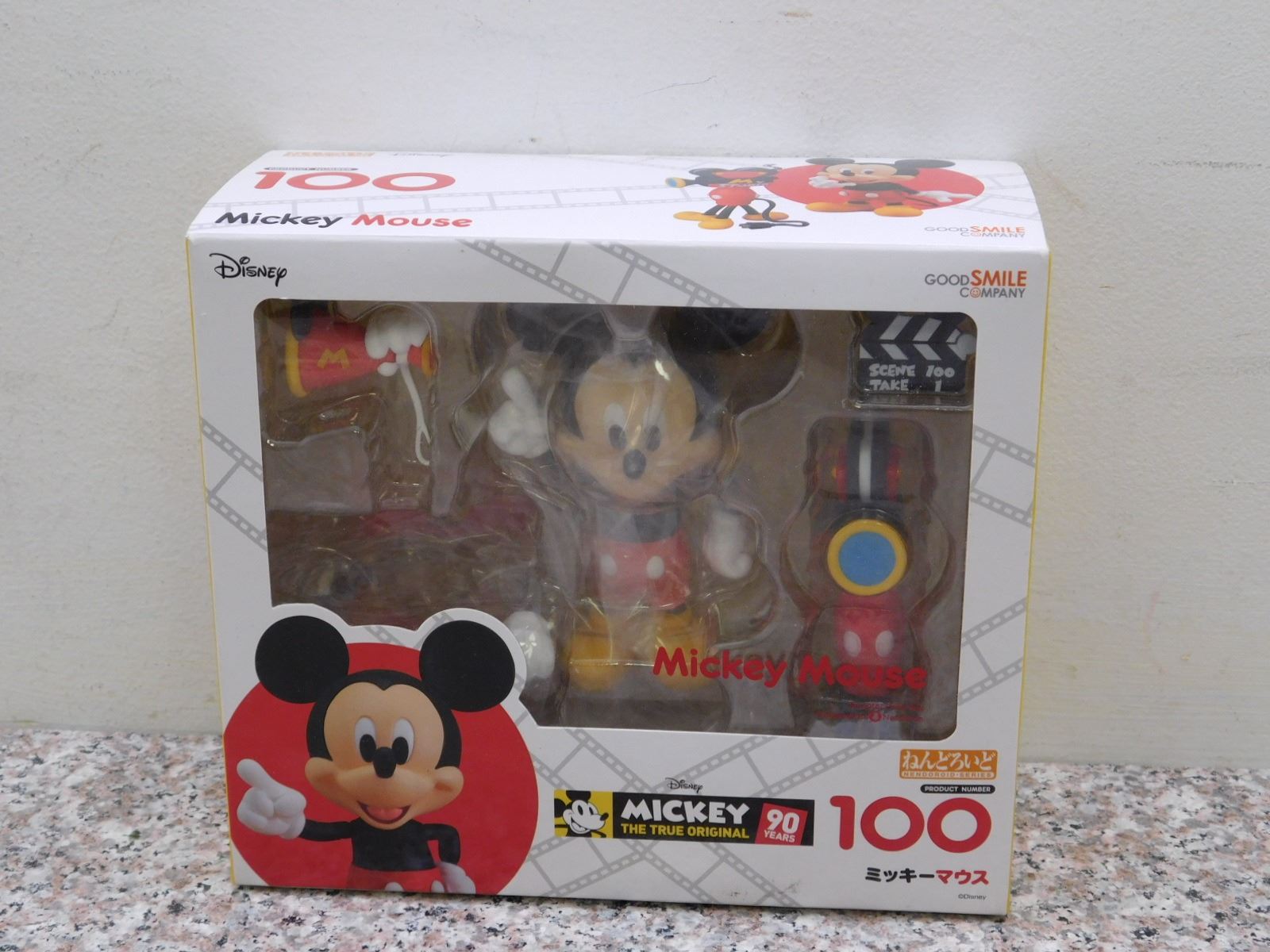 Disney Good Smile Nendoroid Mickey Mouse #100 True Original 90 Years ...