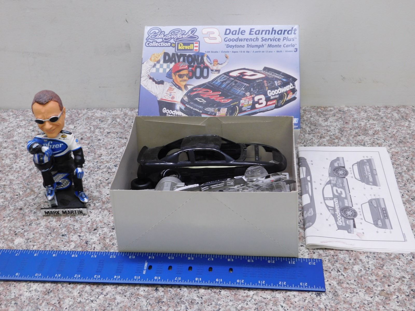 Revell Dale Earnhardt Daytona 500 Model Kit Unbuilt and Nascar Mark ...