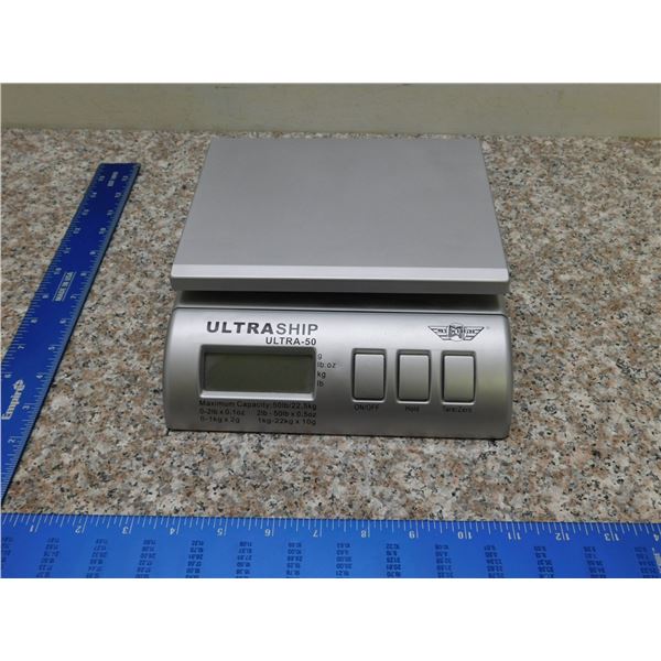 50lb Scale With Removable Front Ultra 50 Digital Scale