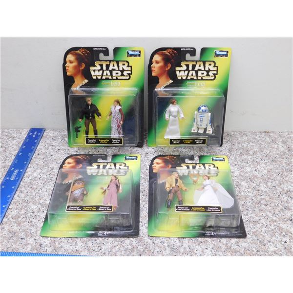 Star Wars Kenner Collection Princess Leia Set Lot of 4 1997