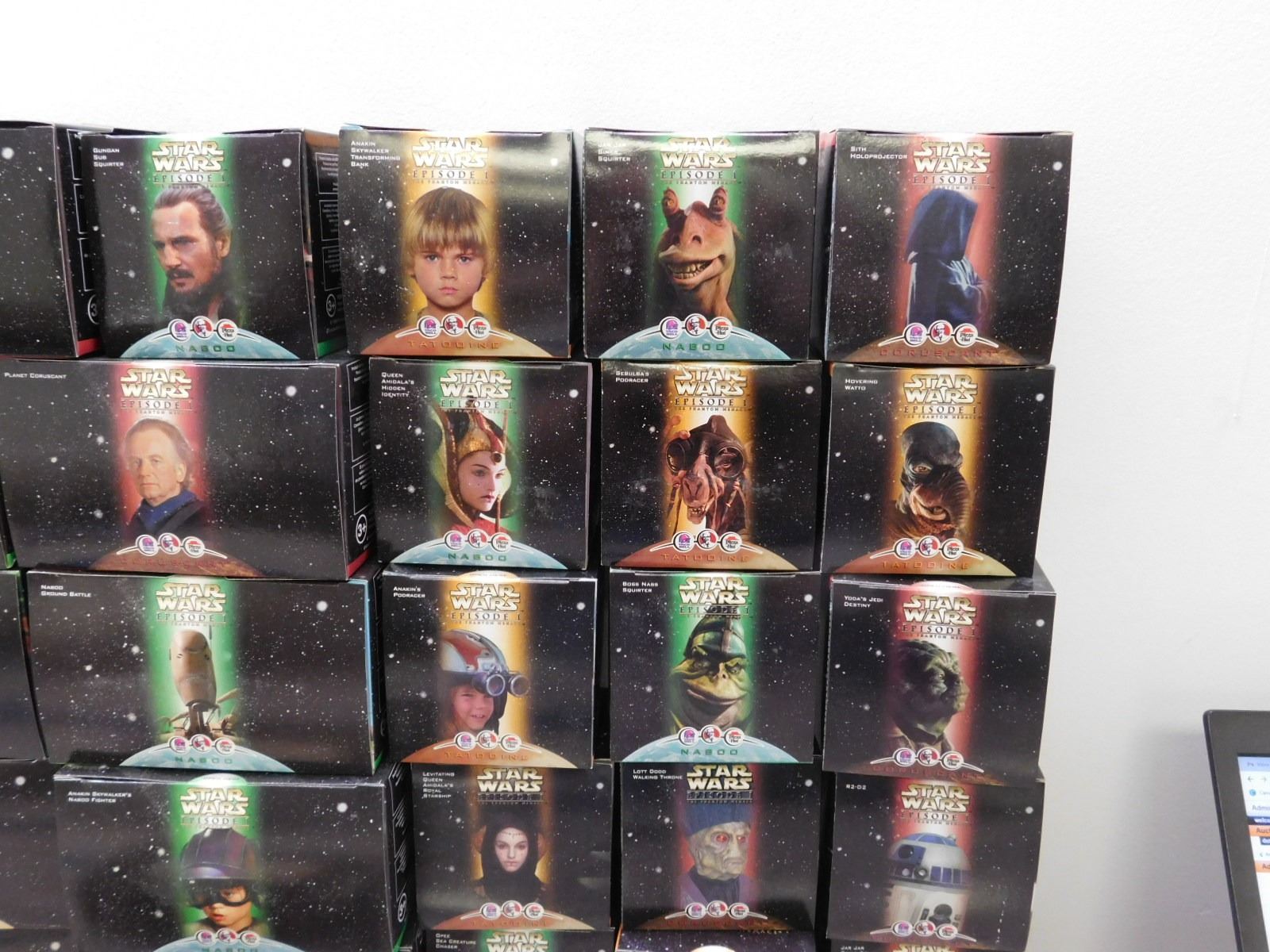 Star Wars FULL SET of 26 Episode 1 KFC Taco Bell Pizza Hut Naboo ...