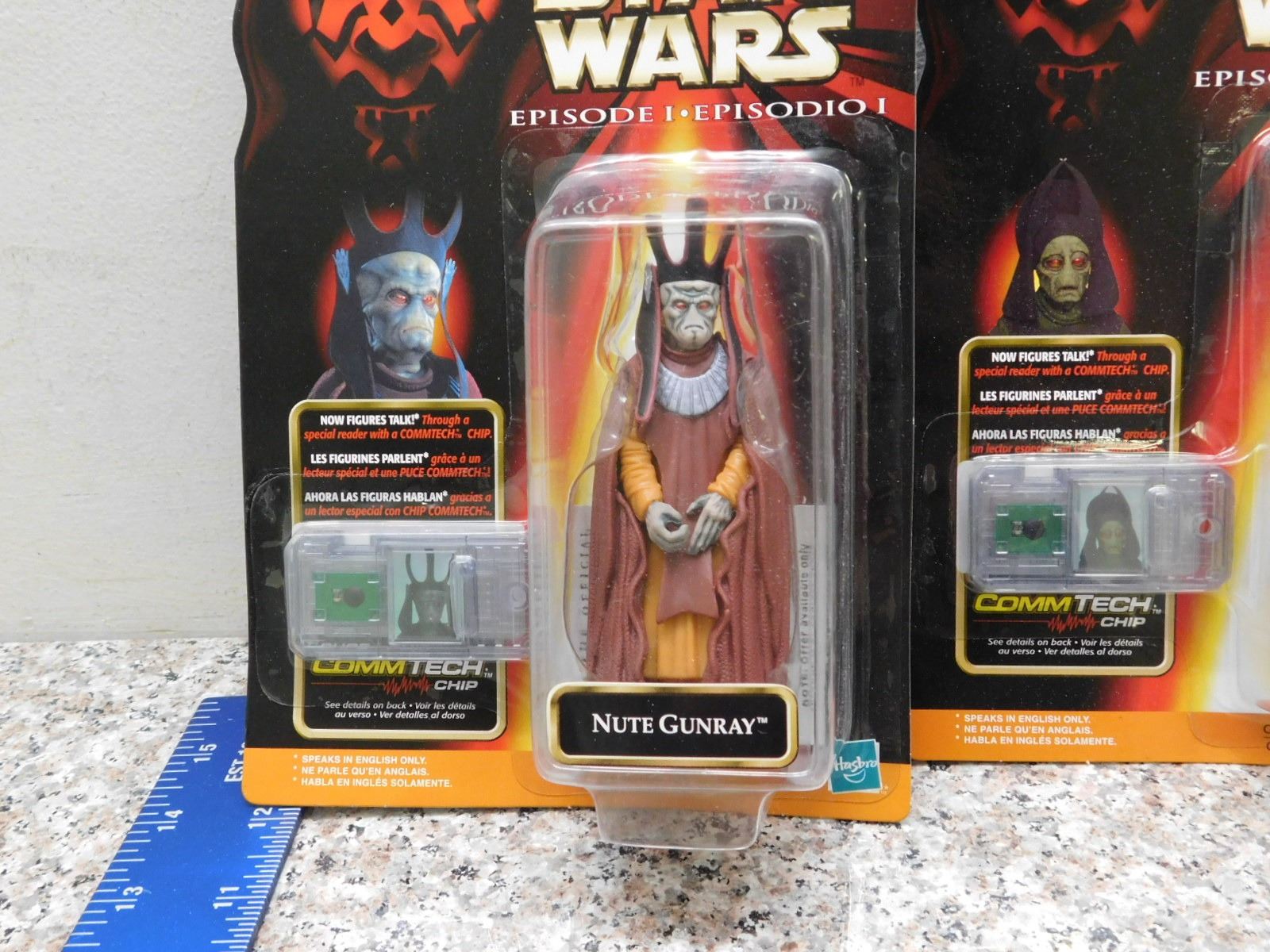 Lot of 4 Star Wars Episode 1 Hasbro 1998 Emperor Palpatine Rune Haako ...