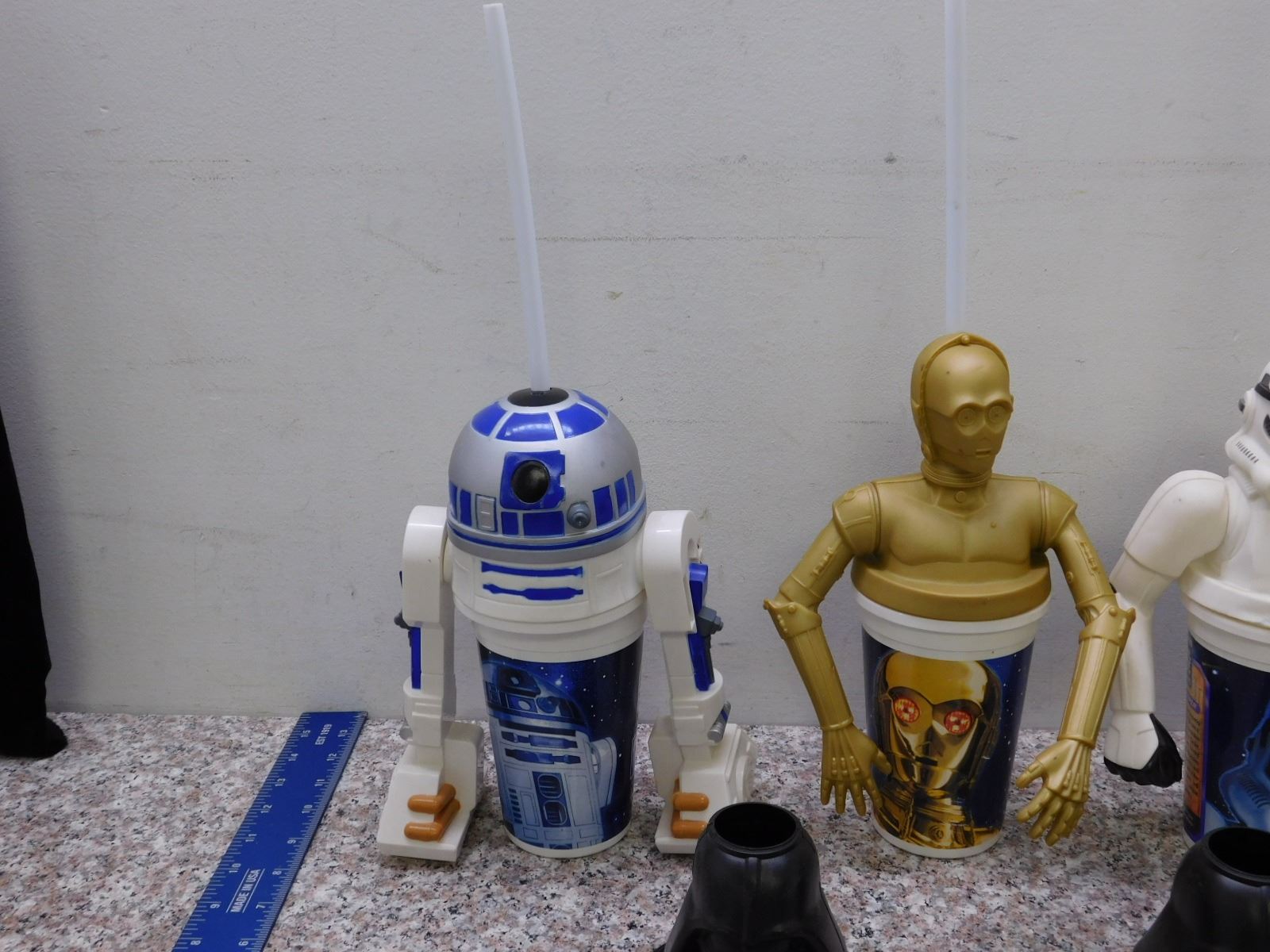 Star Wars Lot of 6 Vintage Taco Bell Drink Pepsi Cups With Straws R2D2 ...