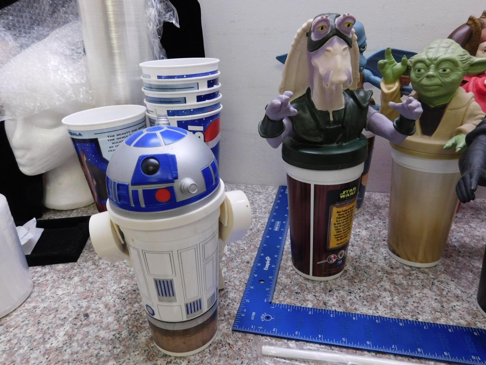 Star Wars Lot of Vintage Taco Bell Drink Cups Pepsi 7-11 Etc Episode 1 ...