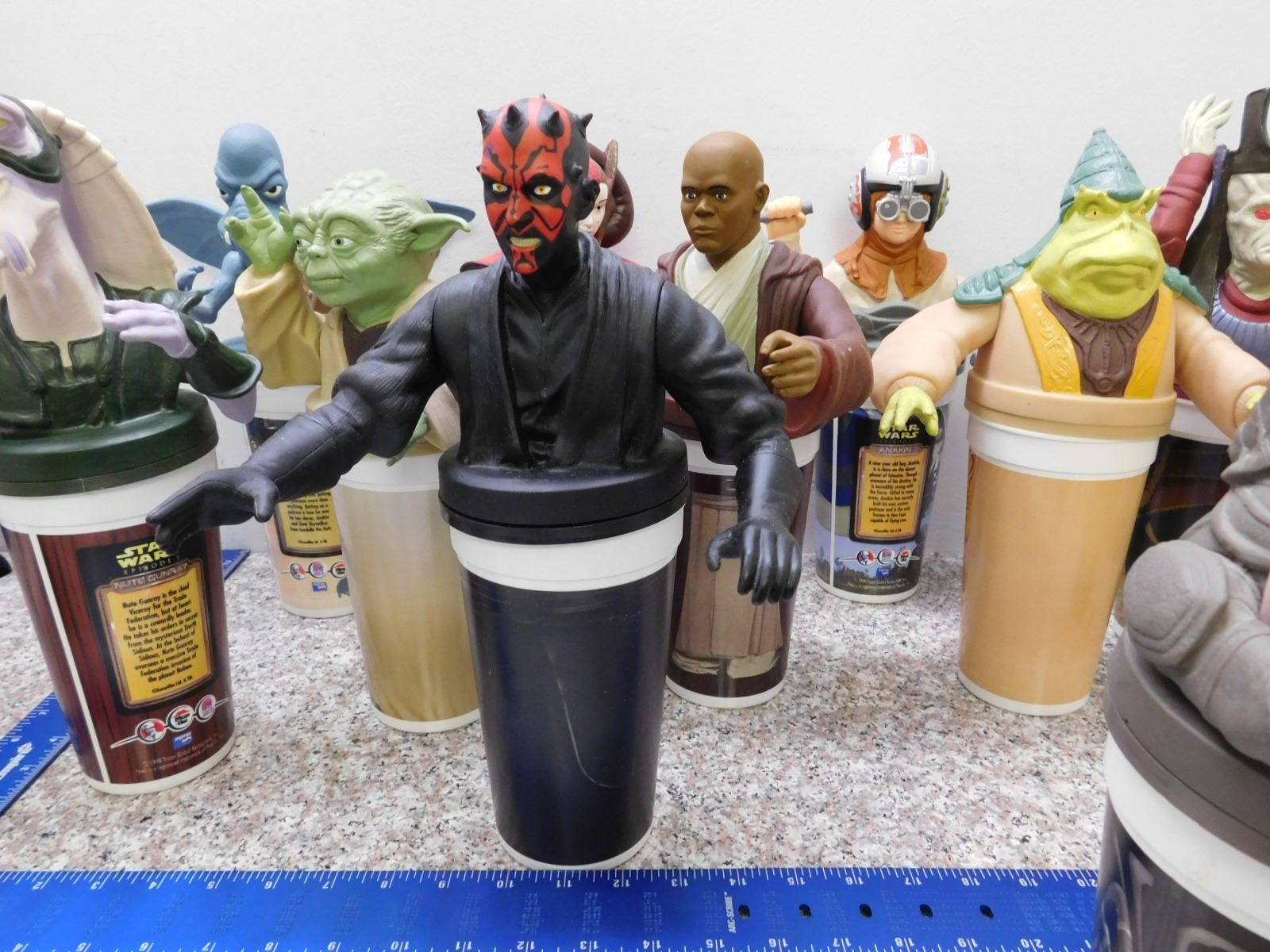 Star Wars Lot of Vintage Taco Bell Drink Cups Pepsi 7-11 Etc Episode 1 ...