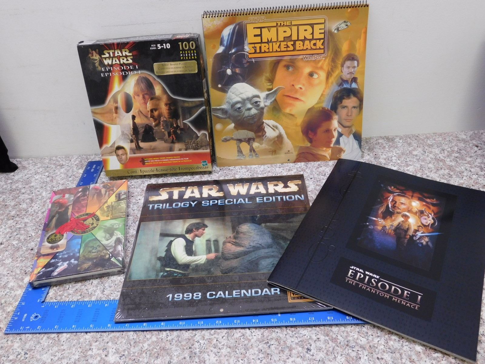 Star Wars Lot of 5 pc Calendars Empire Strikes Back and Trilogy Special ...