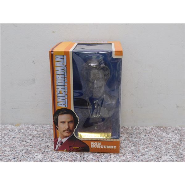 Anchorman Ron Burgundy 7" Collector Bust Paramount Bee Creative 2013 DW ...