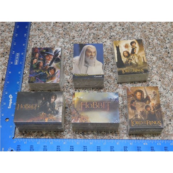 Lot of 6 LOTR Lord of The Rings and The Hobbit Base Set Collectible ...