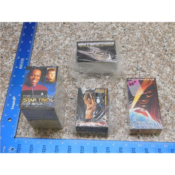 Lot of 4 Star Trek Card Sets DS9 Deep Space Nine Profiles Insurrection ...