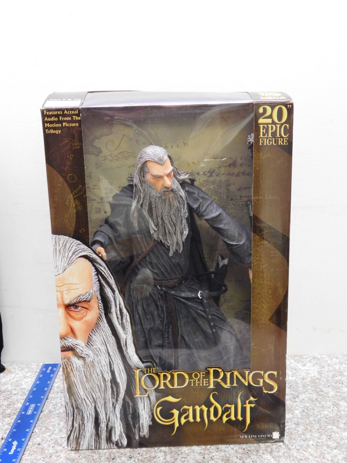 LOTR Gandalf 20" Epic Figure New Line Cinema NECA Reel Toys In Opened Box