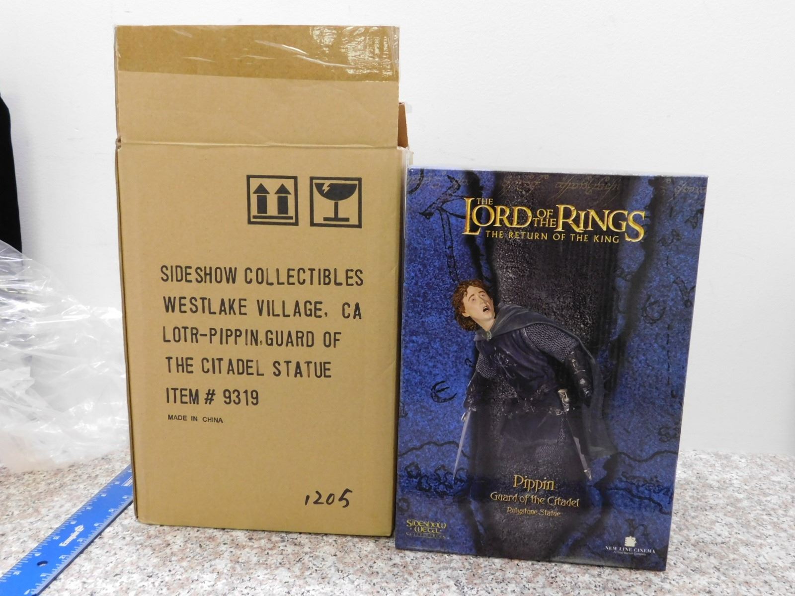 LOTR 1/6 Pippin Sideshow WETA Guard of the Citadel Polystone Statue