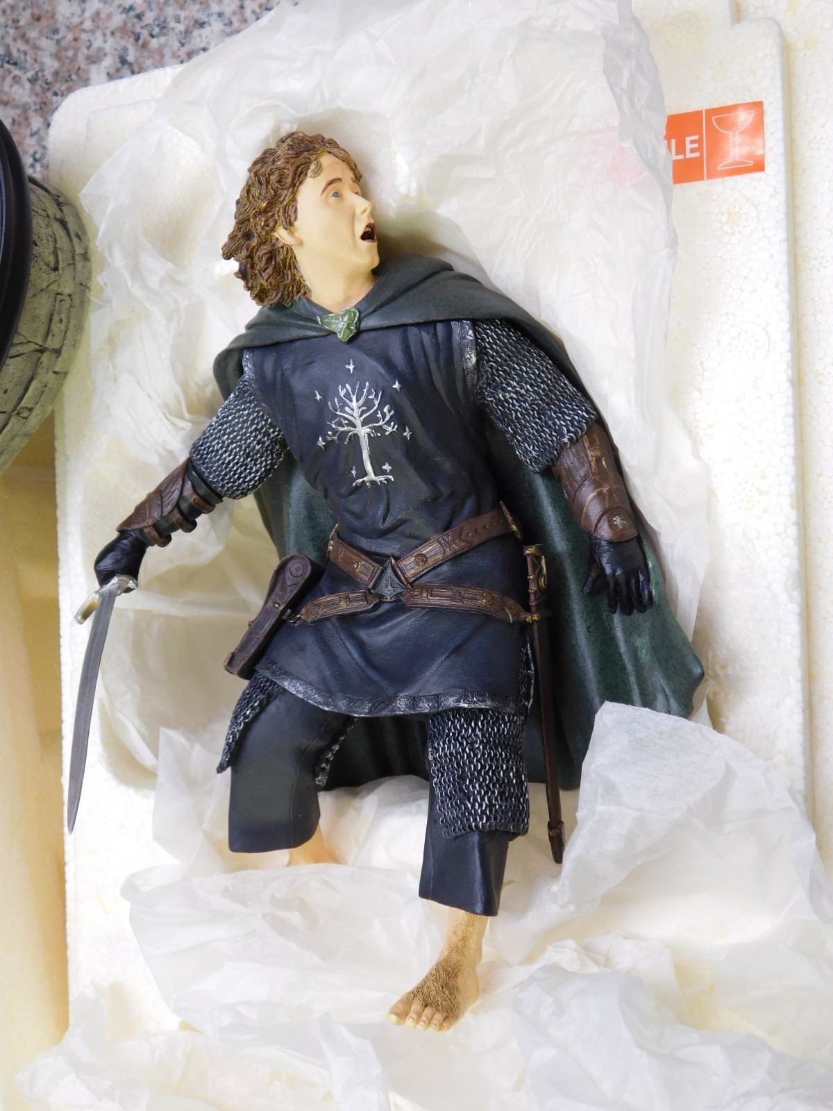 LOTR 1/6 Pippin Sideshow WETA Guard of the Citadel Polystone Statue