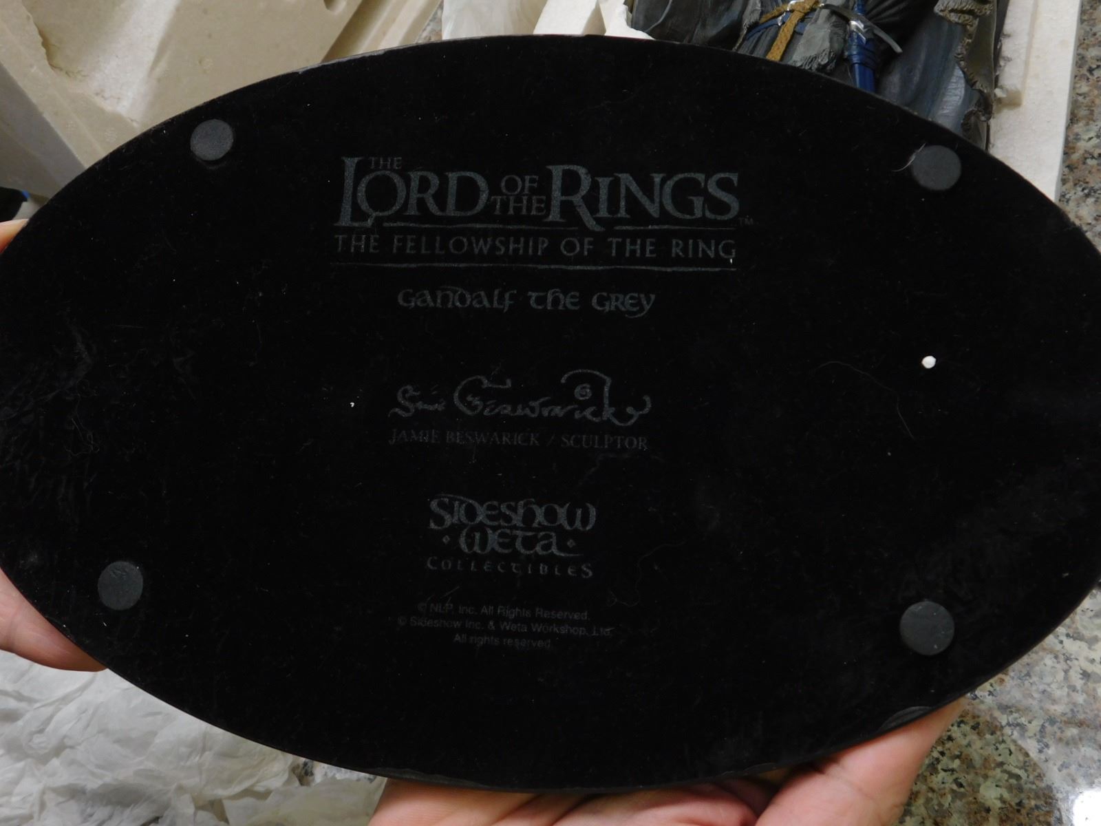 LOTR The Fellowship of the Ring Sideshow WETA 1/6 Scale Gandalf The ...