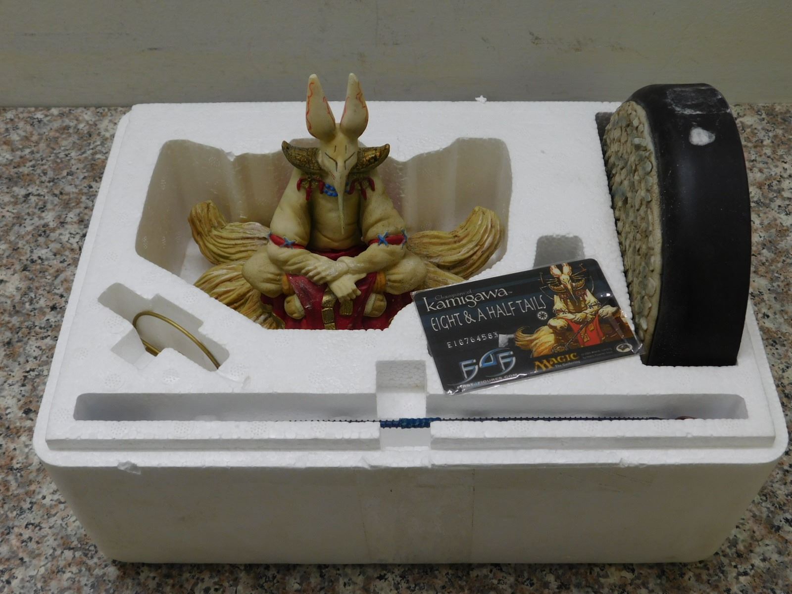 F4F Magic The Gathering Kamigawa Eight & a Half Tails Polystone Statue ...
