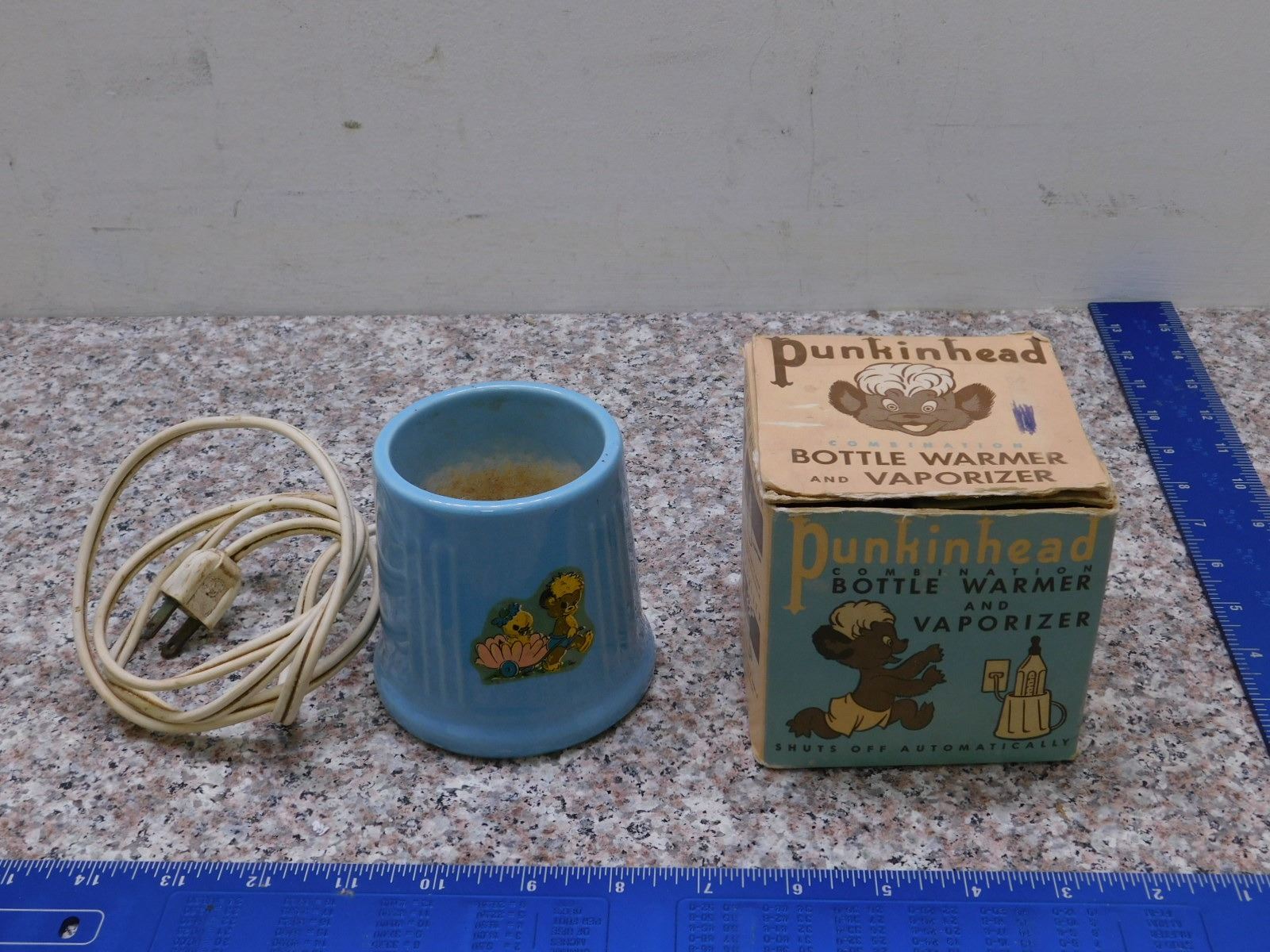 Vintage Punkinhead Bottlewarmer & Vaporizer With Box Eatons