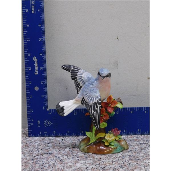 Crown Staffordshire Jt Jones Bone China Bird Northern Shrike