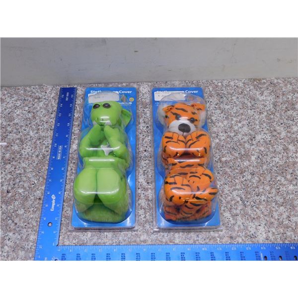 Two Stethoscope Covers Animal Plush Children's Hospital