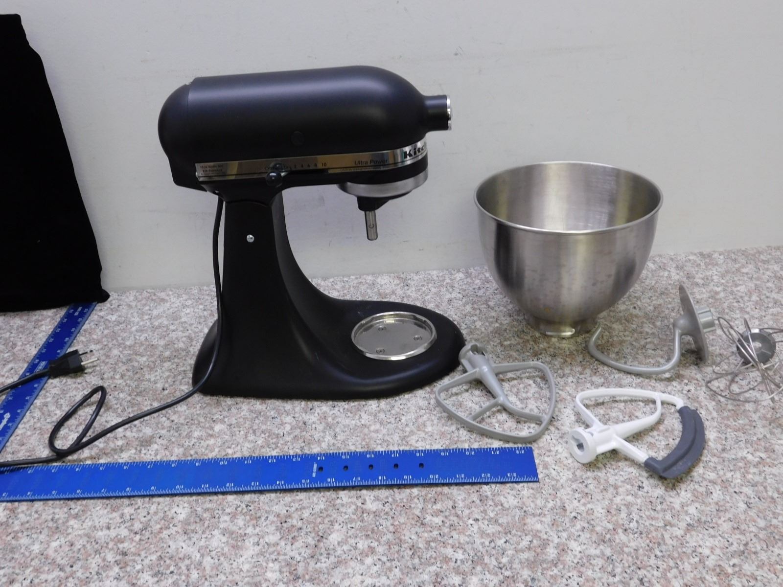 KitchenAid Mixer Baking Black Stainless Steel Ultra Power 9" Bowl KSM95BM