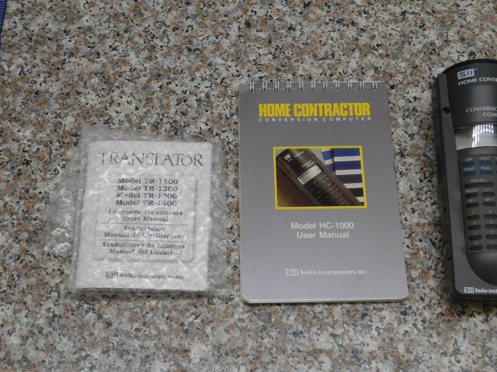 Home Contractor HC-1000 Conversion Computer with user manual