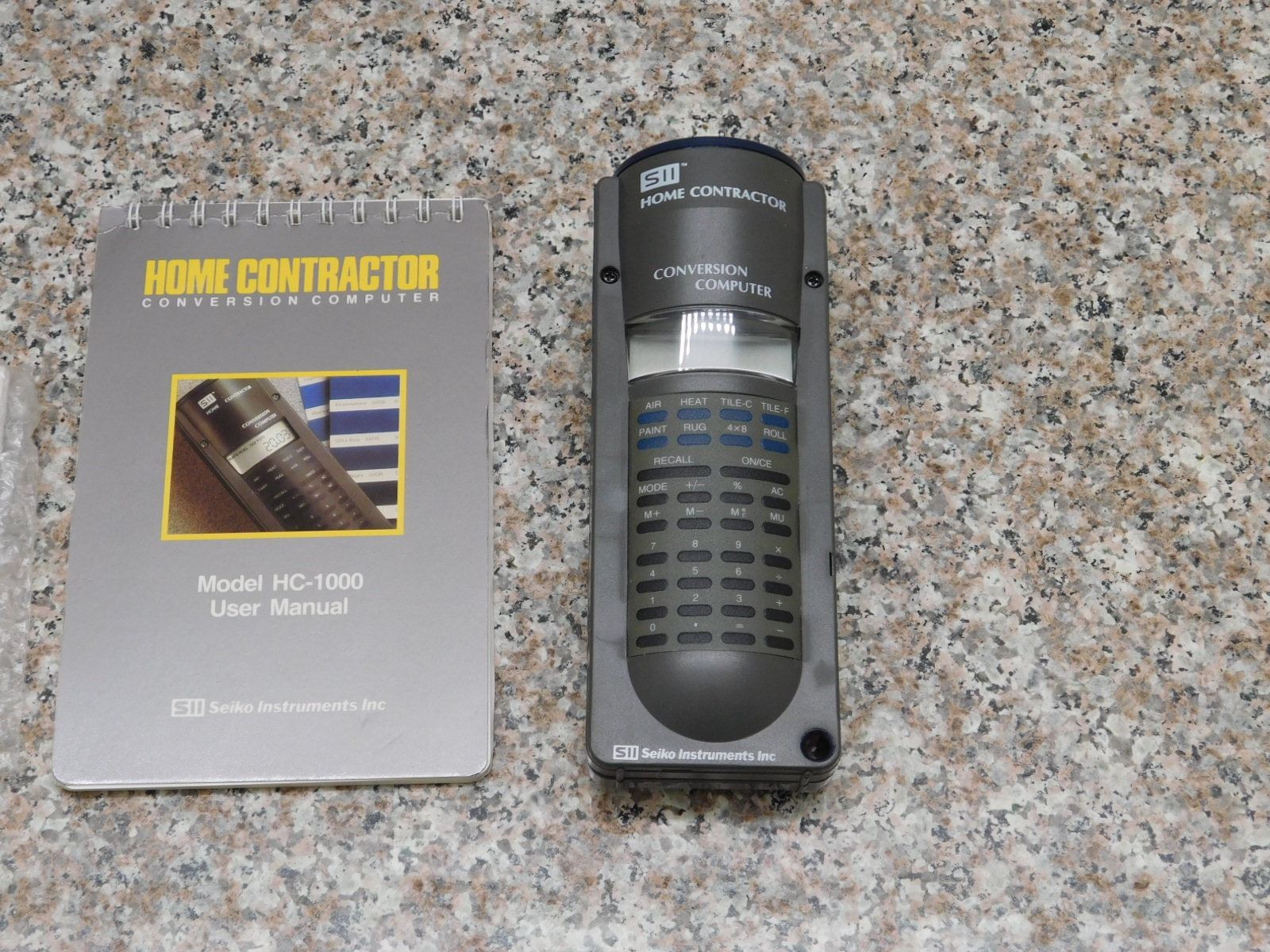 Home Contractor HC-1000 Conversion Computer with user manual