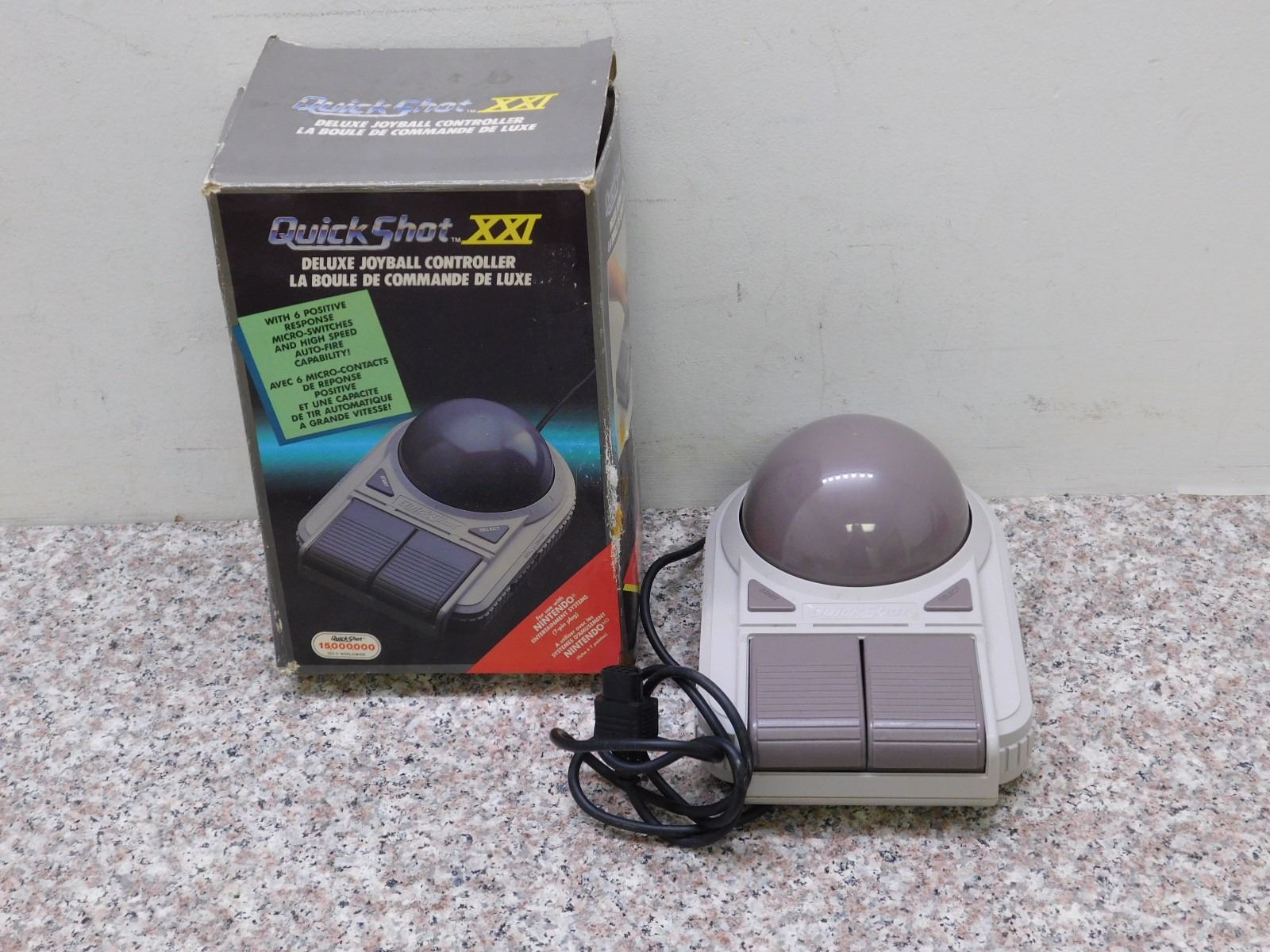 Nintendo Quick Shot XXI Deluxe Joyball game controller