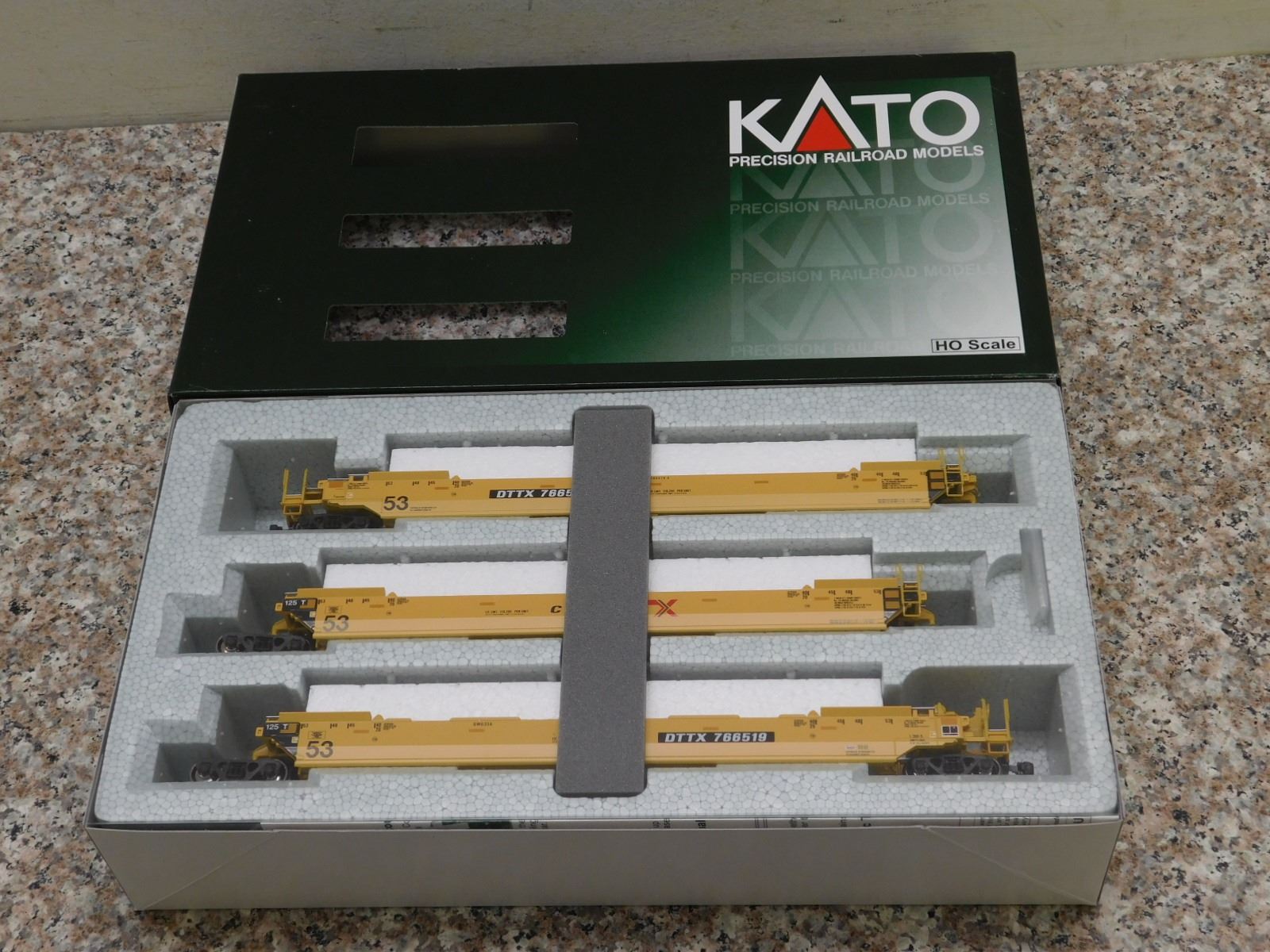 Kato Gunderson Double Stack Car TTX MAXI-IV 30-9052 HO Model Train ...