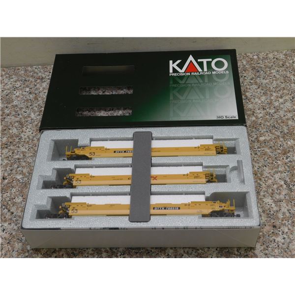 Kato Gunderson Double Stack Car TTX MAXI-IV 30-9052 HO Model Train ...