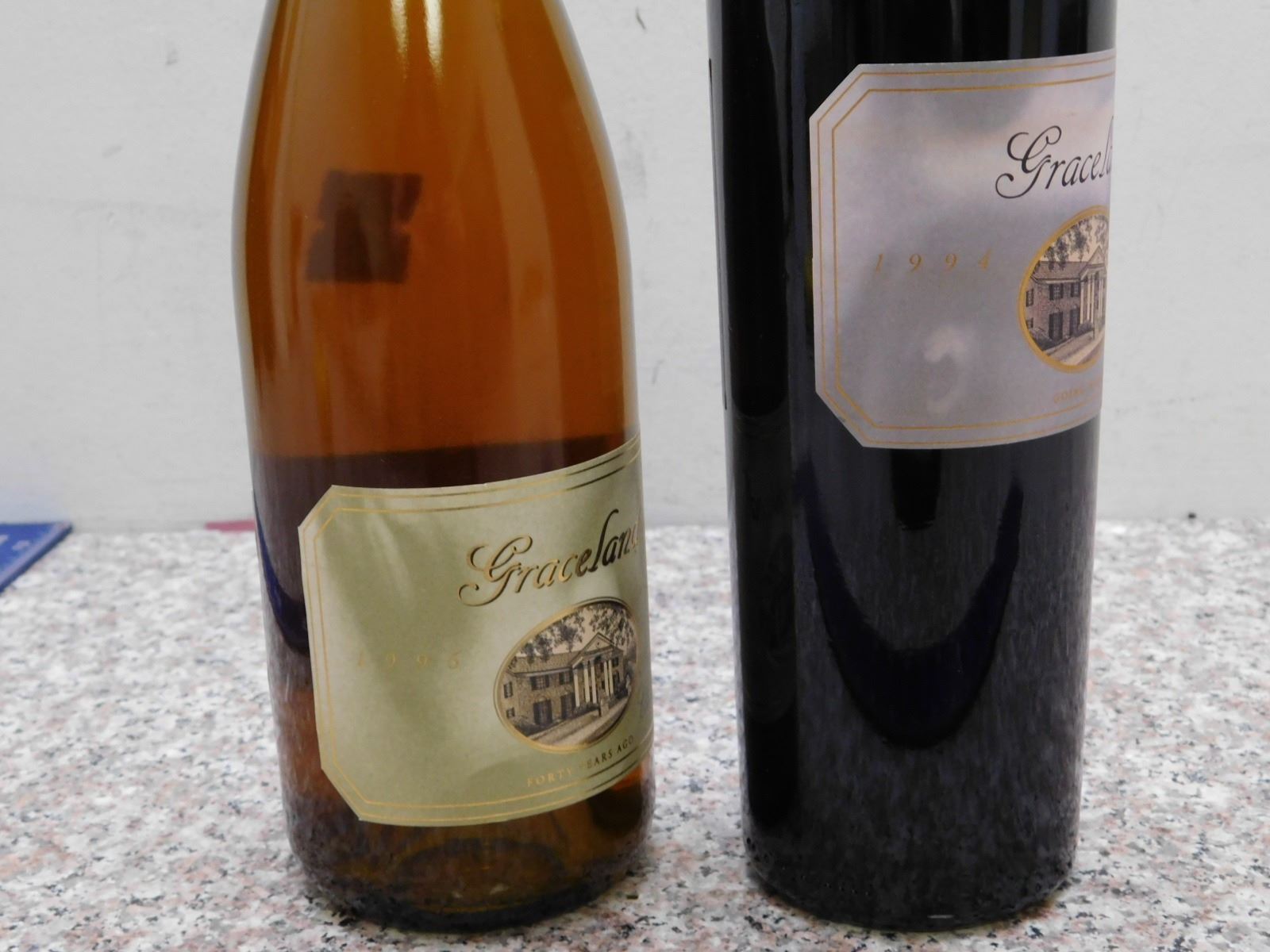 2 Bottles of Elvis Presley Graceland Wine 94 and 96