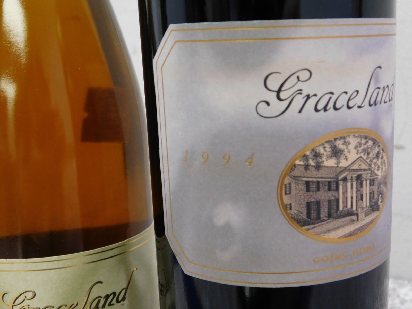 2 Bottles of Elvis Presley Graceland Wine 94 and 96