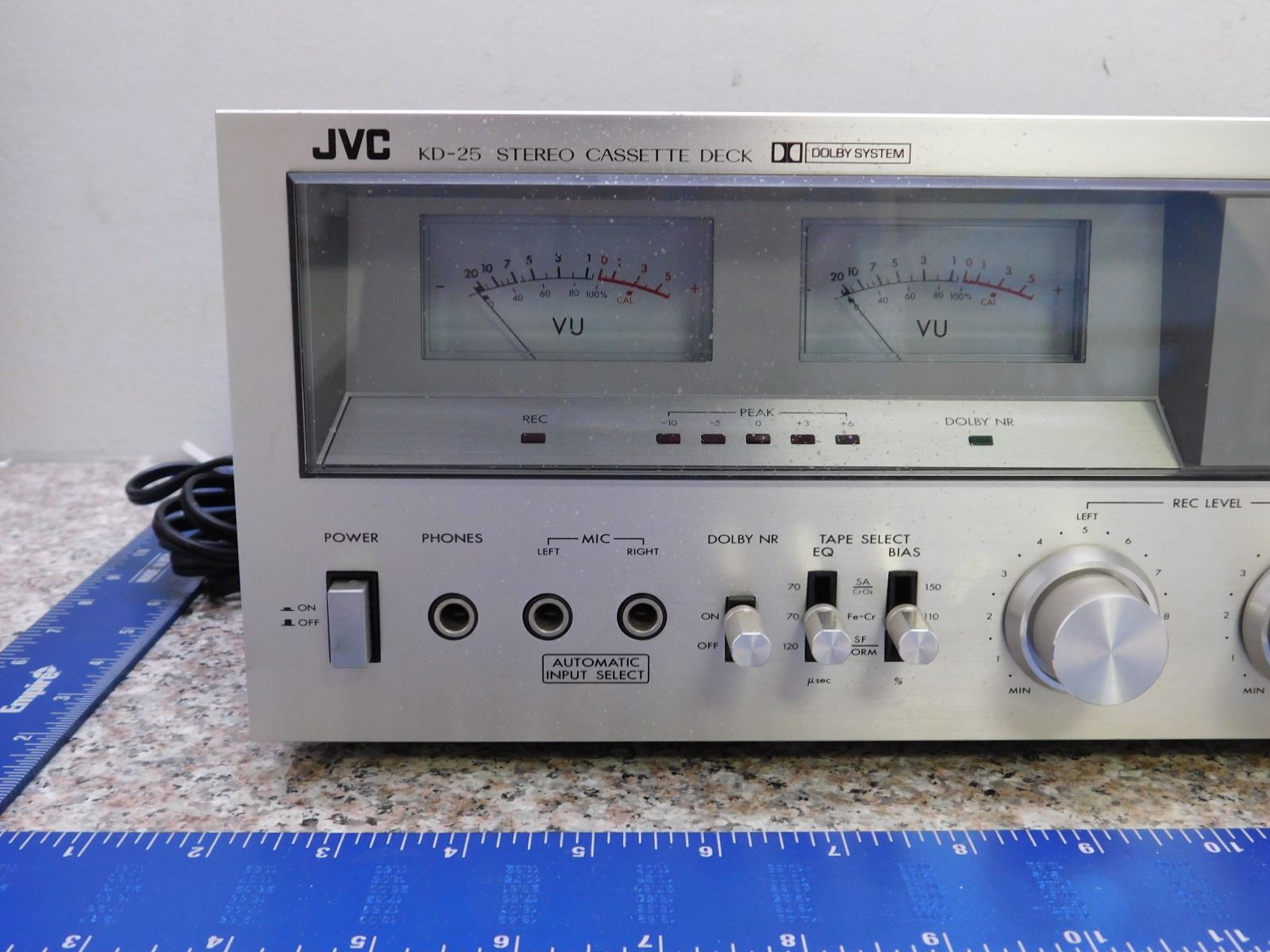 JVC KD-25 Stereo Cassette Deck WORKS