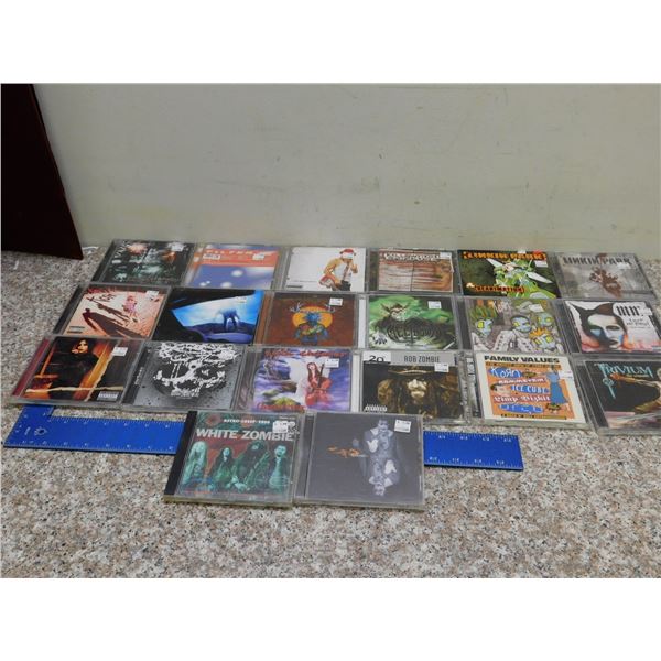 Lot of 20 Nu Metal Hard Rock Heavy Metal CDs