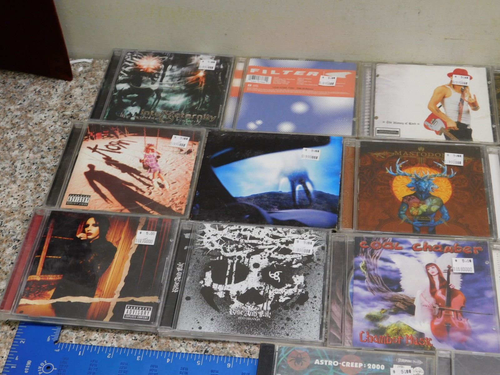 Lot of 20 Nu Metal Hard Rock Heavy Metal CDs