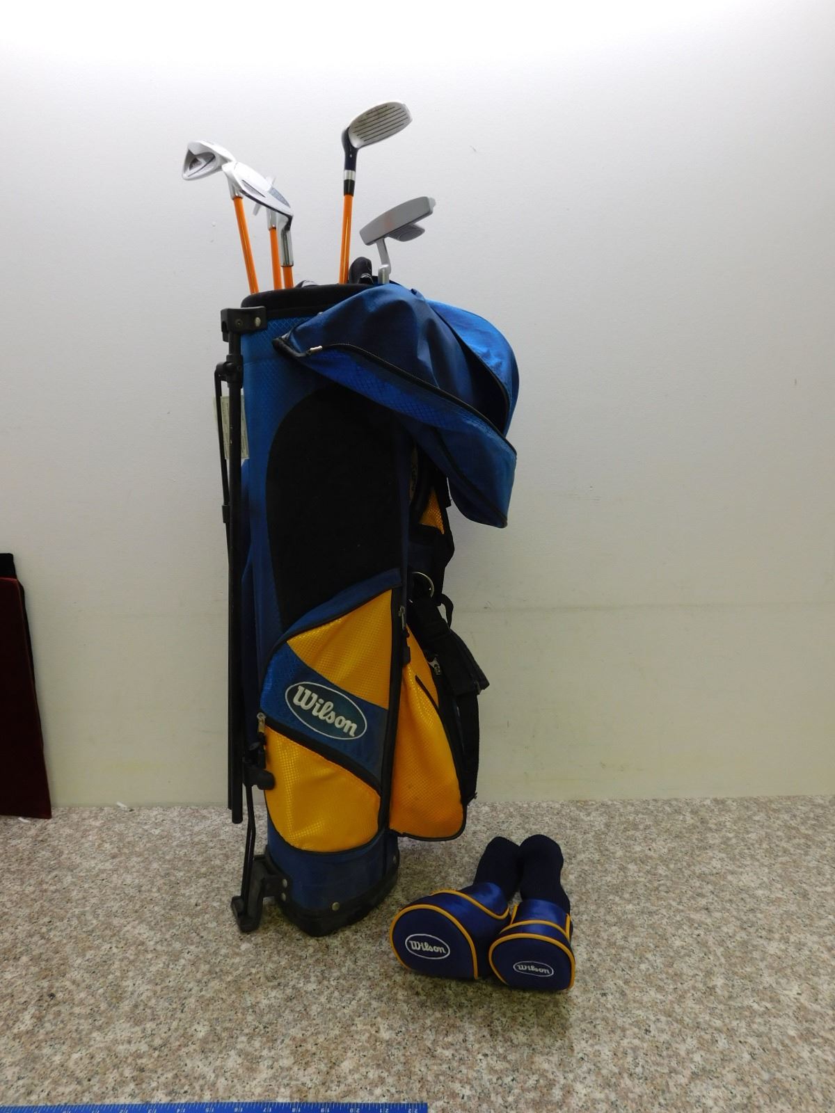 Wilson Pro Staff Golf Clubs Driver 5-Iron 7-Iron Sand Wedge Putter ...