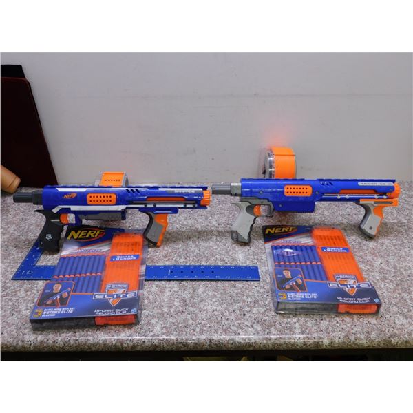 NERF Raider CS35 and Rampage + NS Elite Dart Packs