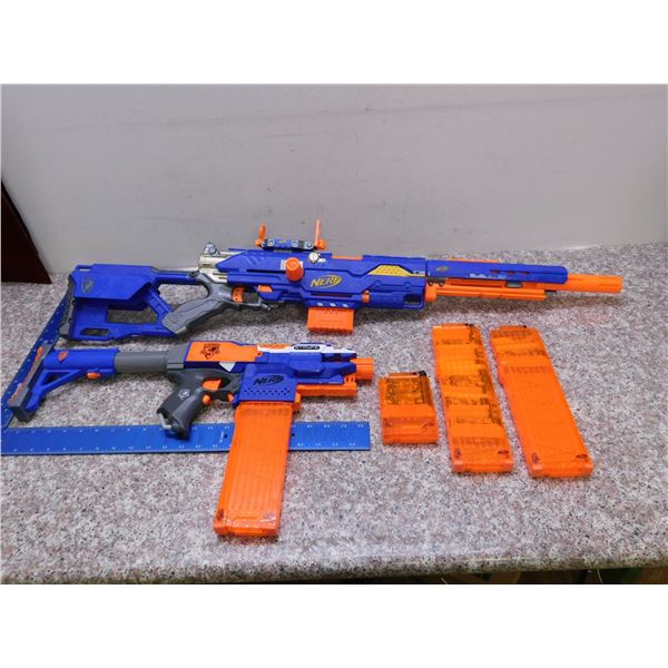NERF Long Strike CS-6 Stryfe and Extra Clips