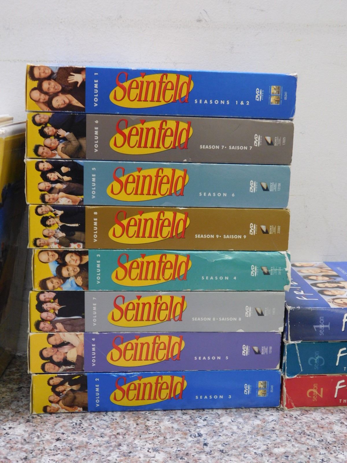Lot of F.R.I.E.N.D.S Seinfeld and Sesame Street Elmo VHS Movies