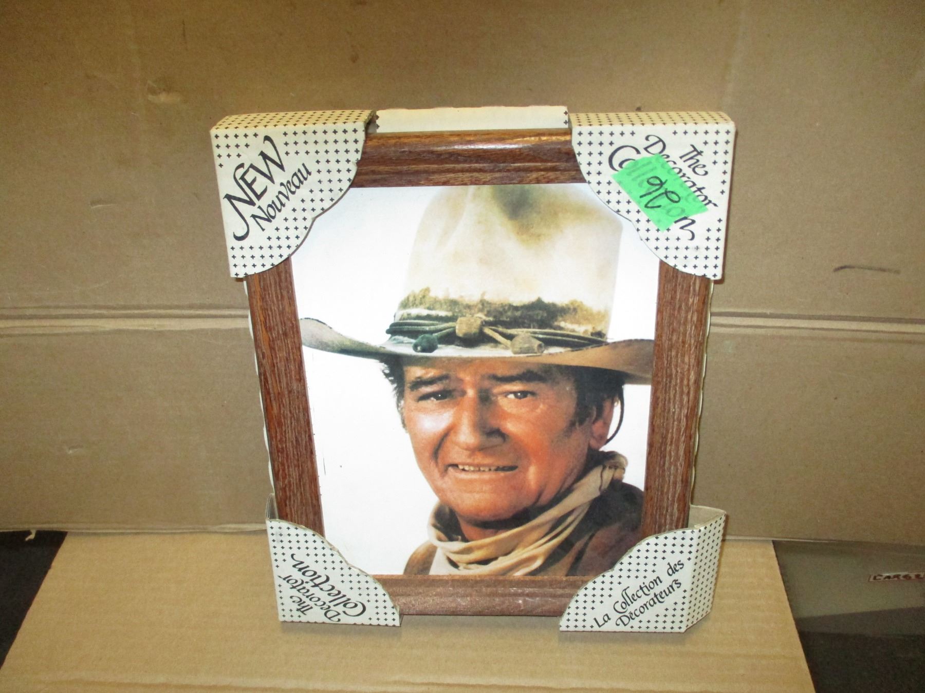 ESTATE/COLLECTIBLE: JOHN WAYNE PICTURE (APPROX. 12" X 10")